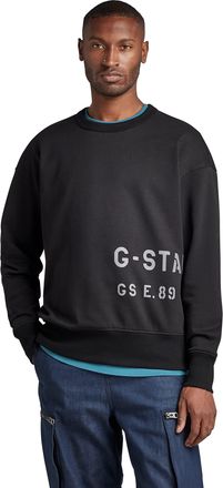 G-Star RAW Herren Multi Graphic Oversized Sweatshirt, Schwarz (dk Black D22320-A613-6484), S