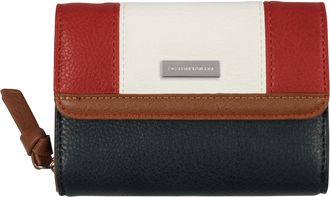 Tom Tailor Juna Damen Geldbörse Portemonnaie Mittelgroß Blau