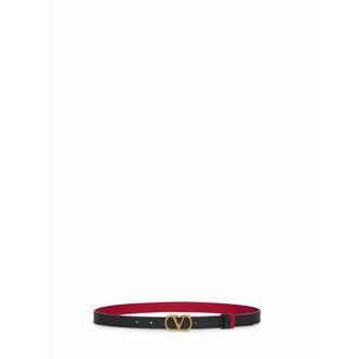 Valentino Garavani VLogo Signature Wendeg&uuml;rtel - - Accessories - Damen - Schwarzk - 90 CM