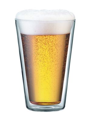 Bodum CANTEEN Gläser-Set (Doppelwandig, 0,4 liters) transparent, 2 Count (Pack of 1)