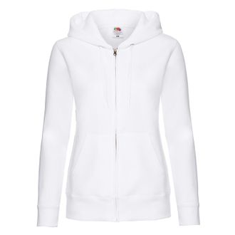 Fruit Of The Loom Fruit of the Loom - Premium Sweat Kapuzenpullover f&uuml;r Damen (Wei&szlig;)