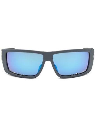 Plein Sport lunettes de soleil &agrave; monture rectangulaire - Bleu