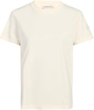 Moncler T-shirt uni &agrave; col rond en coton