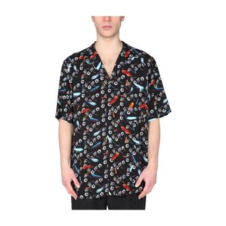 Marcelo Burlon Homme, Chemises, Noir, Taille: S Chemise Hawa&iuml;