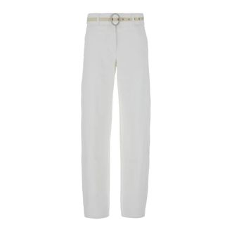 Jil Sander Gerade Hose - - Trousers - Damen - Wei&szlig; - W26