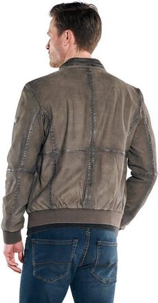 Engbers Lederjacke Herren Lederjacke, Oliv