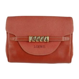 Loewe Pre-owned Stoff clutches - - Pre-owned - Damen - Braun - ONE SIZE