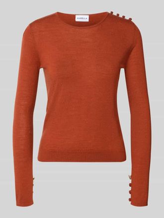 Marella Regular Fit Strickpullover mit Knopf-Details