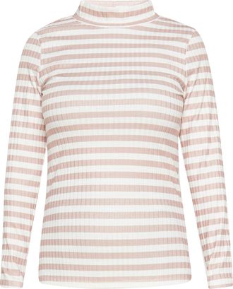 Usha Langarm Frauen Beige Wei&szlig;