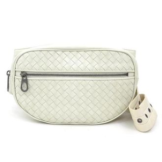 Bottega Veneta Pre-owned Stoff crossbody-taschen - - Pre-owned - Herren - Beige - ONE SIZE