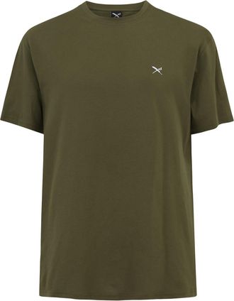 Iriedaily Mini Flag Relaxed Tee, Warm Olive, XL