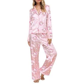 Generic Ensemble de v&ecirc;tements de d&eacute;tente pour femme UK 5 pi&egrave;ces pour yoga, course &agrave; pied, fitness, v&ecirc;tements pour femme, rose, XXL