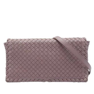 Bottega Veneta Pre-owned Gewebte Leder Umh&auml;ngetasche - - Pre-owned - Damen - Rosa - ONE SIZE