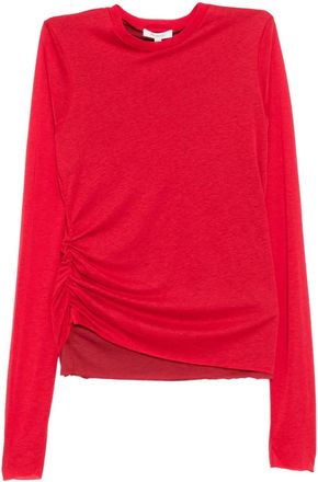 J.W.Anderson t-shirt à design superposé - Rouge