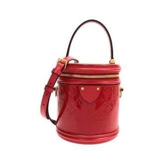 Louis Vuitton Sac Cannes Vernis Pre-owned - Femme - Pre-owned - Rouge - Taille: ONE Size