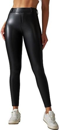 Generic Collants thermiques pour femmes, hommes, femmes, leggings de yoga avec poche en polyur&eacute;thane, coupe ajust&eacute;e, doublure en polaire, pantalon extensible 