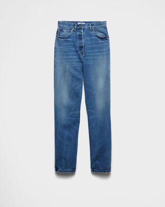 Prada Jeans aus Denim mit weitem Bein