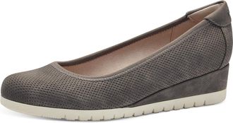 s.Oliver Damen Wedge Pumps mit Keilabsatz Elegant, Braun (Cigar), 40 EU