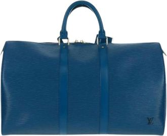 Louis Vuitton unisex, Pre-owned, Bleu, Taille: ONE Size Sac week-end Pre-owned
