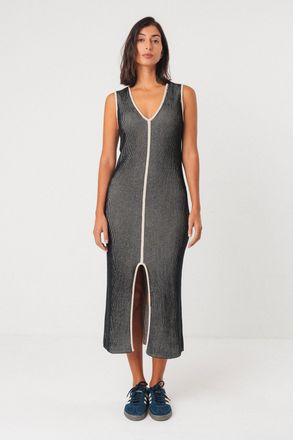 SKFK Damen vegan Kleid Ada Schwarz