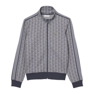 Lacoste Giacca della Tuta in Jacquard con Zip Paris - - Sweatshirts & Hoodies - Herren - Grau - L