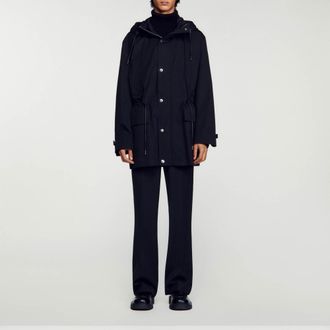 Sandro Parka &agrave; capuche