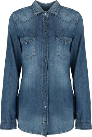 Diesel Chemise en jean De Pratt - Femme - Blouses et Chemises - Bleu - Taille: 38 FR