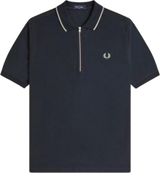 Fred Perry Homme, Tops, Bleu, Taille: XL Polo Chemises