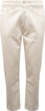 Cycle Homme, Jeans, Blanc, Taille: W33 Lucky Carrot Ankle Distressed Garment Dyed