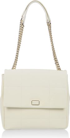 Dreimaster Klassik Damen Handtasche Umhängetasche, Creme