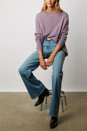 Gerard Darel Pull col rond en cachemire - LIZEA - Lilas