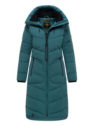 Marikoo Damen Winterjacke Benikoo mit Kapuze & Rippkragen - warm, elegant & funktional