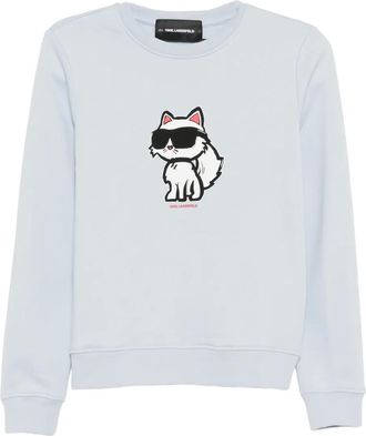 Karl Lagerfeld Ikon sketch sweatshirt - Blau