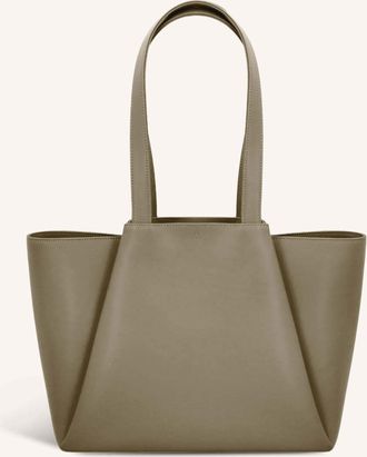 Kaai Kaai Schultertasche Midi Pyramid gruen