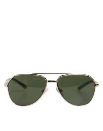 Dolce & Gabbana Womens Gla1440 Aviator Silver Frame Sunglasses