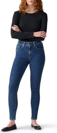 Levi's Femme Jean 721 Taille Haute Skinny Lightweight Triangle Exploration Blue 31 32