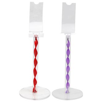 BESPORTBLE jojofuny 2 St&uuml;ck Schuhst&auml;nder aus Organischem Acryl 6 Zoll Displayhalter f&uuml;r Schuhpr&auml;sentation Farblich Transparent Geeignet f&uuml;r Einkaufszentren und S