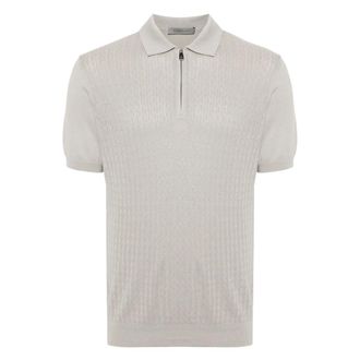 Corneliani Homme, Tops, Beige, Taille: 3XL Casual Beige Polo Cotton