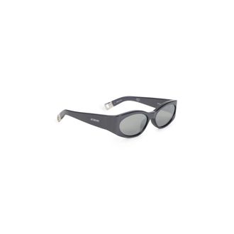 Jacquemus Ovalo Sonnenbrille - - Accessories - Damen - Grau - ONE SIZE