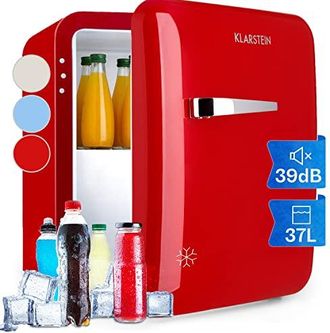Klarstein Klarstein Mini Frigo et Congelateur de Chambre de 32L, Snacks, Boissons, Petit Frigo Top Silencieux, Mini Bar, Petit R&eacute;frig&eacute;rateur Camping, Mini Frigo