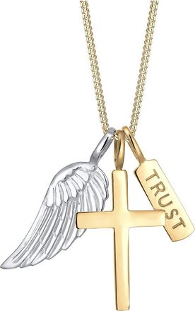 Elli Damen-Ketten mit Anhänger 925_Sterling_Silber 0108392417_45 - 45cm Länge