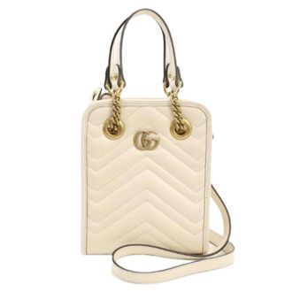 Gucci Pre-owned Vintage Mini Handbag - - Pre-owned - Damen - Wei&szlig; - ONE SIZE