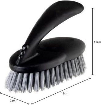 Vigar Multifunktionales Paket, Harte und robuste Borsten, Scheuerb&uuml;rste mit ergonomischem Griff f&uuml;r Badezimmer, Dusche, Badewanne, Fliesen, Wand, 16 x 7 x 9