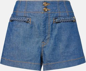Zimmermann High-Rise Jeansshorts Wylie
