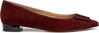 Geox Damen D GISELDA15 Ballet Flat, Brown, 36.5 EU