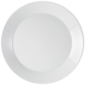 Rosenthal Thomas Tric Frühstücksteller, Rund, Ø 21,7 cm, H 1,8 cm, Porzellan, Weiß, Teller mit Rand, Spülmaschinenfest, Mikrowellengeeignet, Tric verkörpert die