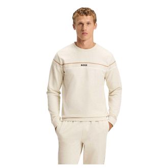 HUGO BOSS Sweatshirt f&uuml;r Herren, Baumwolle (Wei&szlig;)
