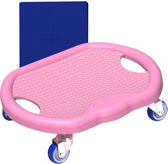 Generico Rollbrett f&uuml;r Bauchmuskeln: &Uuml;bungsrad aus Edelstahl, 9 cm, zentraler Krafttrainer, leises &Uuml;bungsbrett, tragbares Bauchtrainingsger&auml;t | H