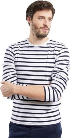 Armor Lux Marini&egrave;re col Rond en Coton CROZON