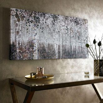 Graham & Brown Graham&brown - Toile imprim&eacute;e Aquarelle For&ecirc;t 120 x 60cm Beige